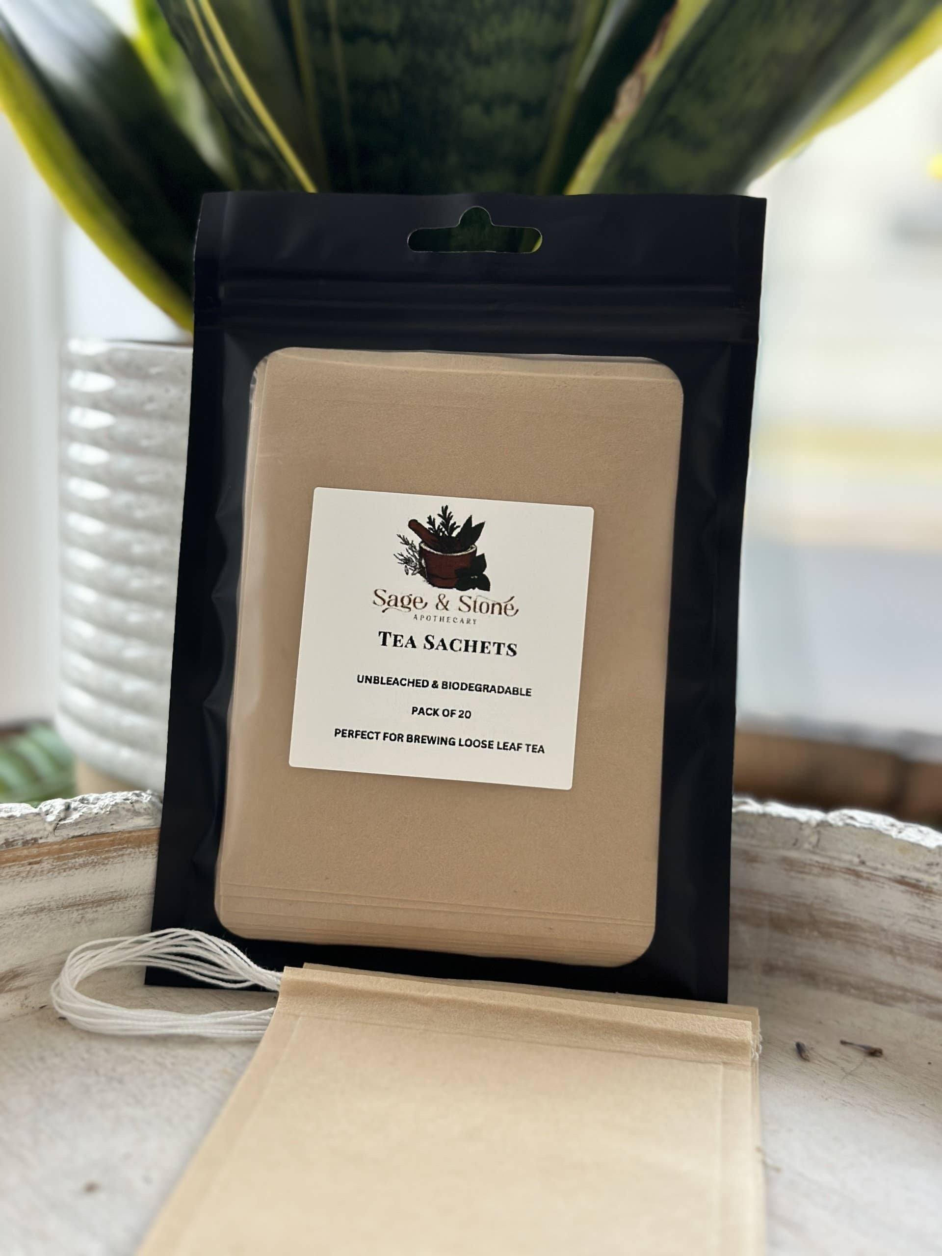 Tea Sachet biodegradable loose leaf tea bags | The Vintage Caliber
