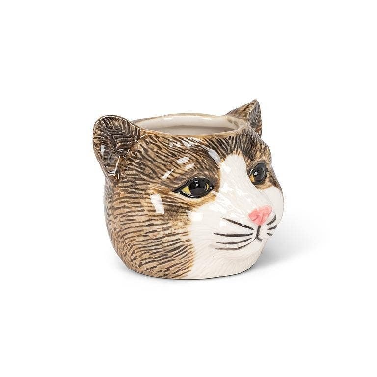 cat planter w/ air plant | The Vintage Caliber